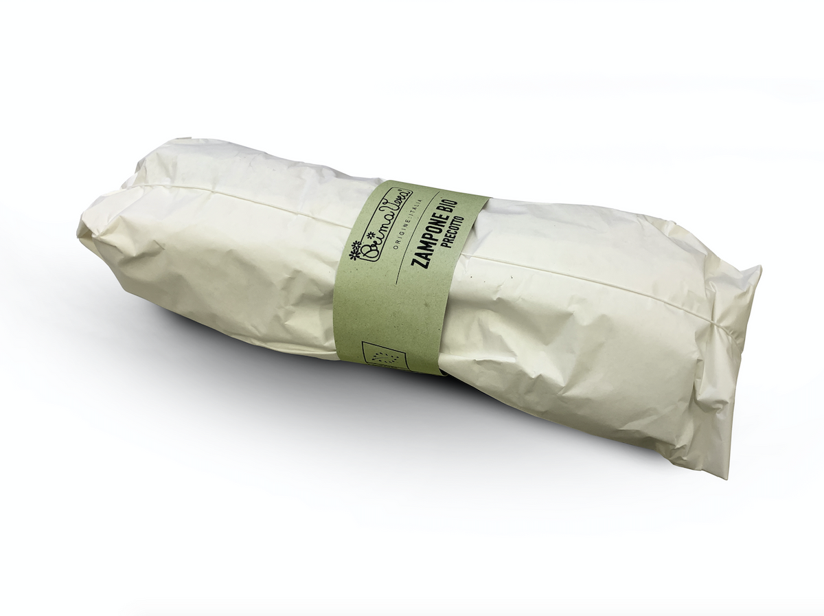 Zampone Bio precotto in carta - Bottega Pedrazzoli
